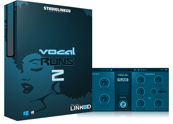Studiolinked - Vocal Runs 2 VST Plug-in (PC & MAC) - Melodyz Shop